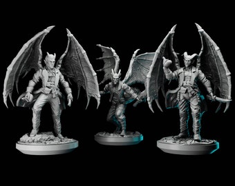 Bone Devil Miniature for Dungeons and Dragons by Mz4250 - Etsy