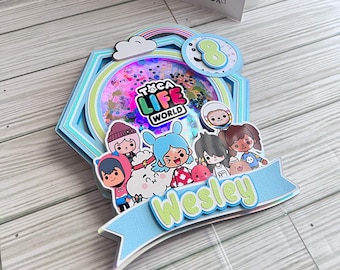 Toca Life World Cake Topper/ Toca Boca / Toca Life World/ Toca Life ...