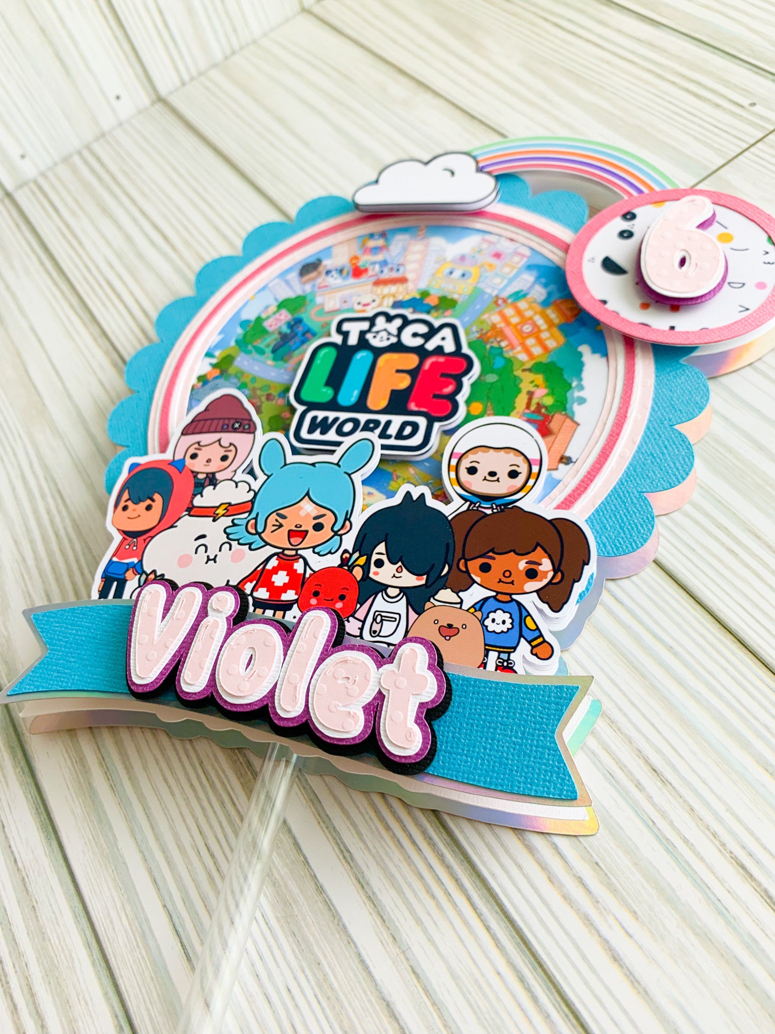 Toca Life World Cake Topper/ Toca Boca / Toca Life World/ Toca - Etsy UK