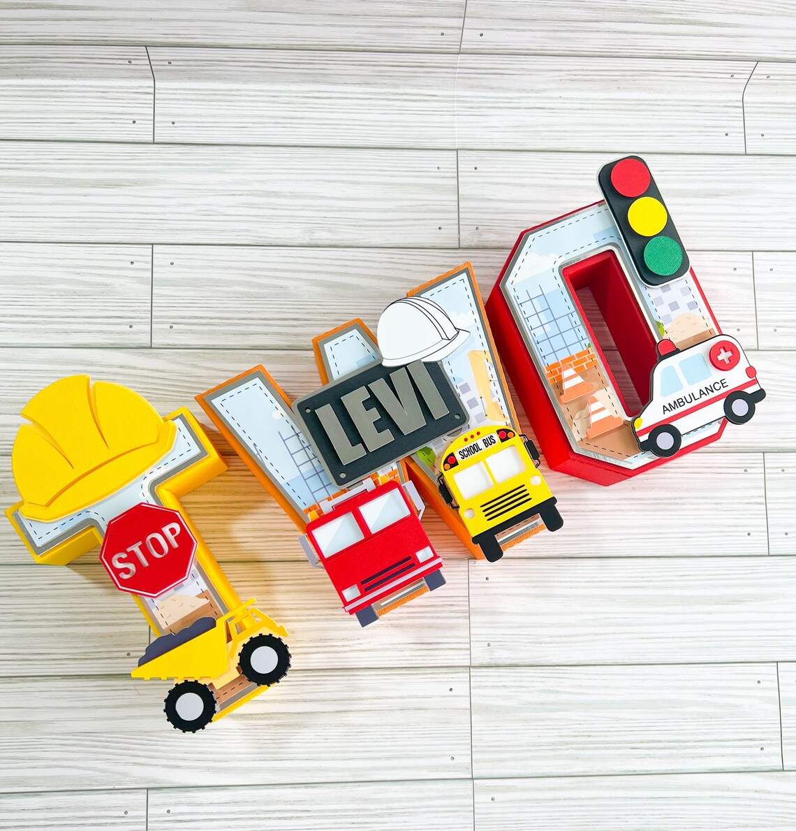 Transportation Vehicle Party Theme/dump Truck/fire - Etsy