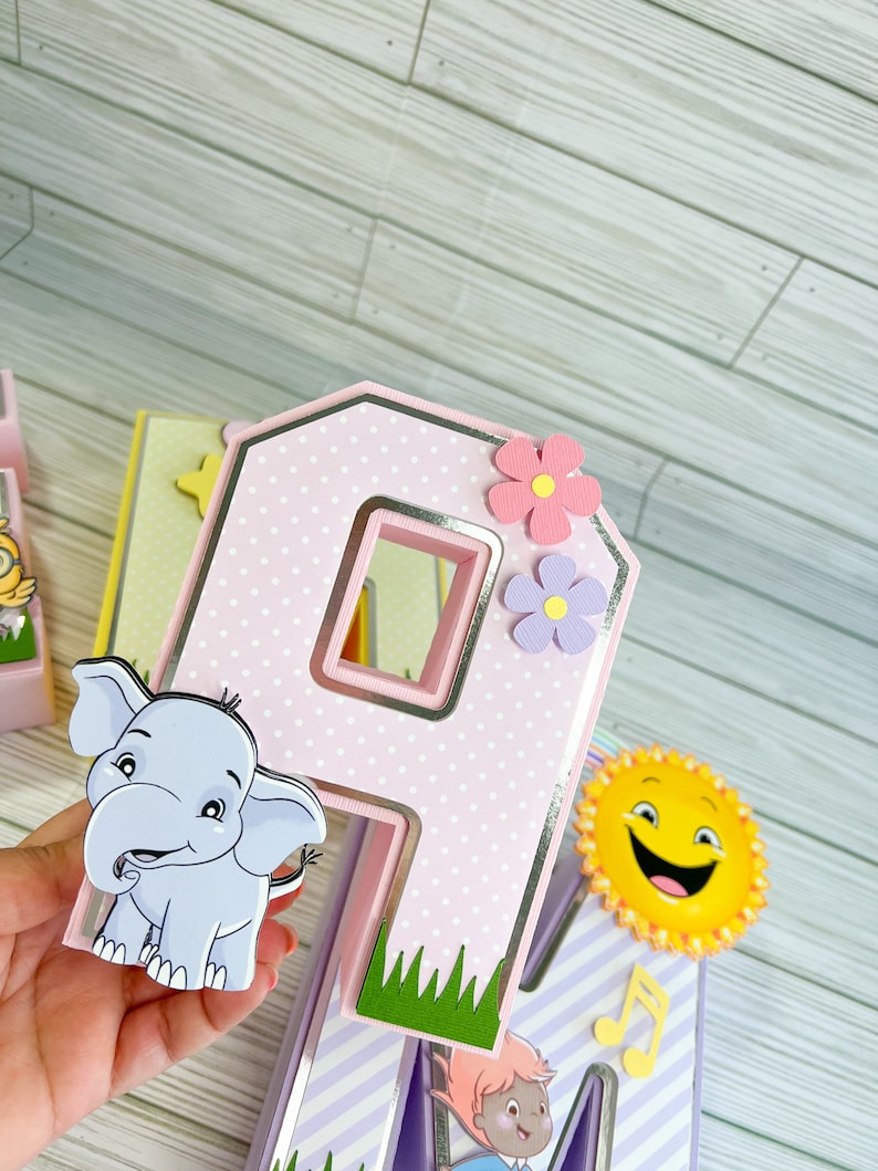 Canticos 3D Letters/ Girl Canticos Birthday/ Girly Canticos - Etsy