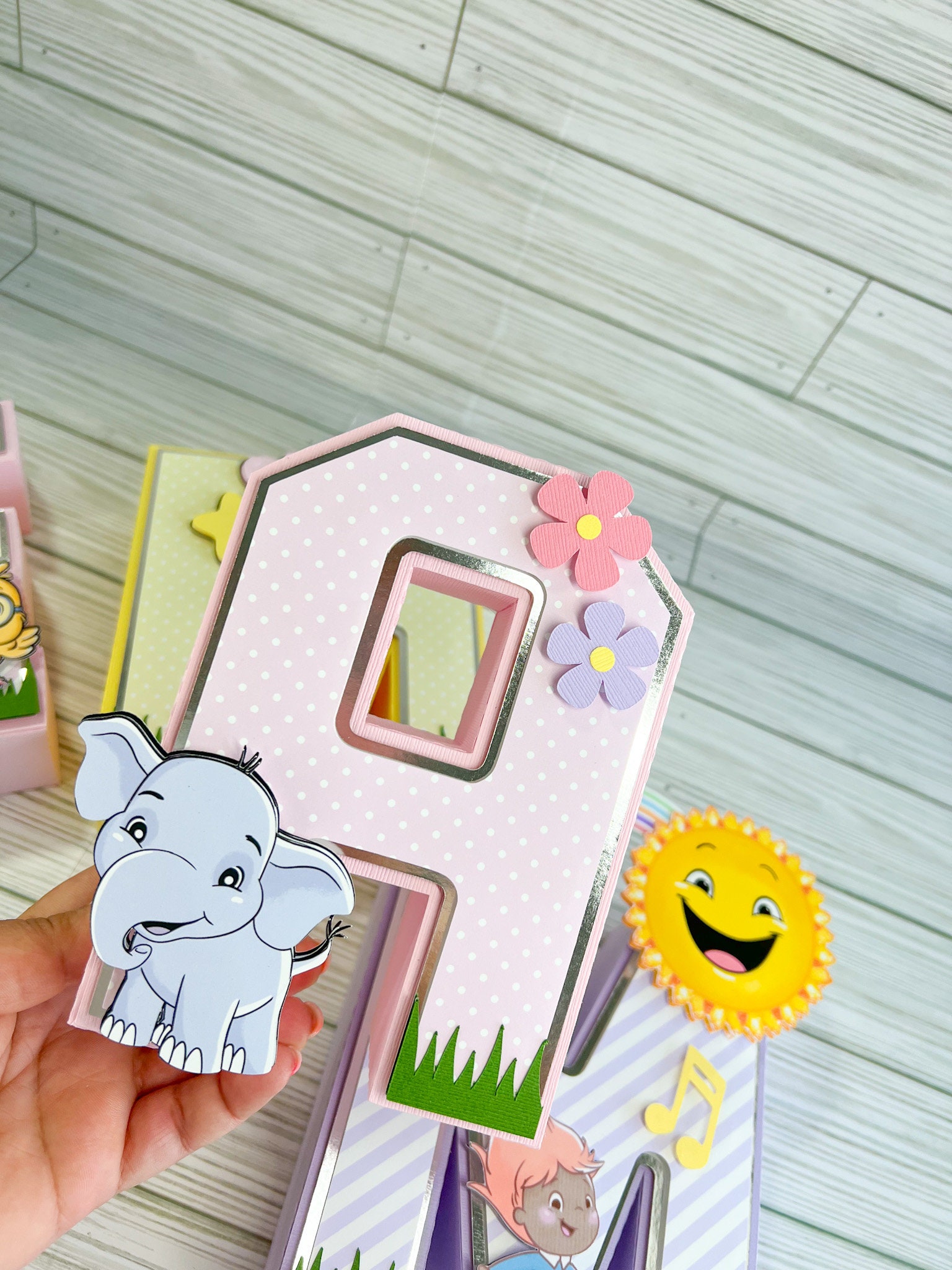 Canticos 3D Letters/ Girl Canticos Birthday/ Girly Canticos - Etsy