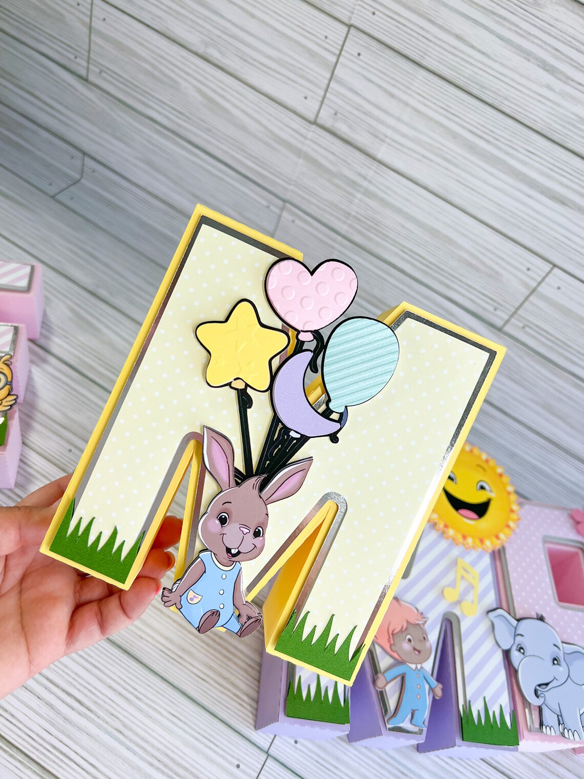 Canticos 3D Letters/ Girl Canticos Birthday/ Girly Canticos - Etsy