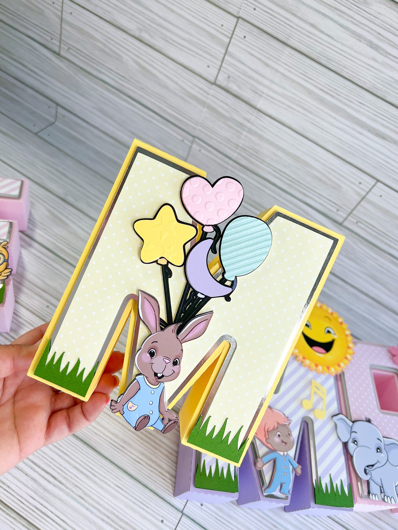 Canticos 3D Letters/ Girl Canticos Birthday/ Girly Canticos - Etsy