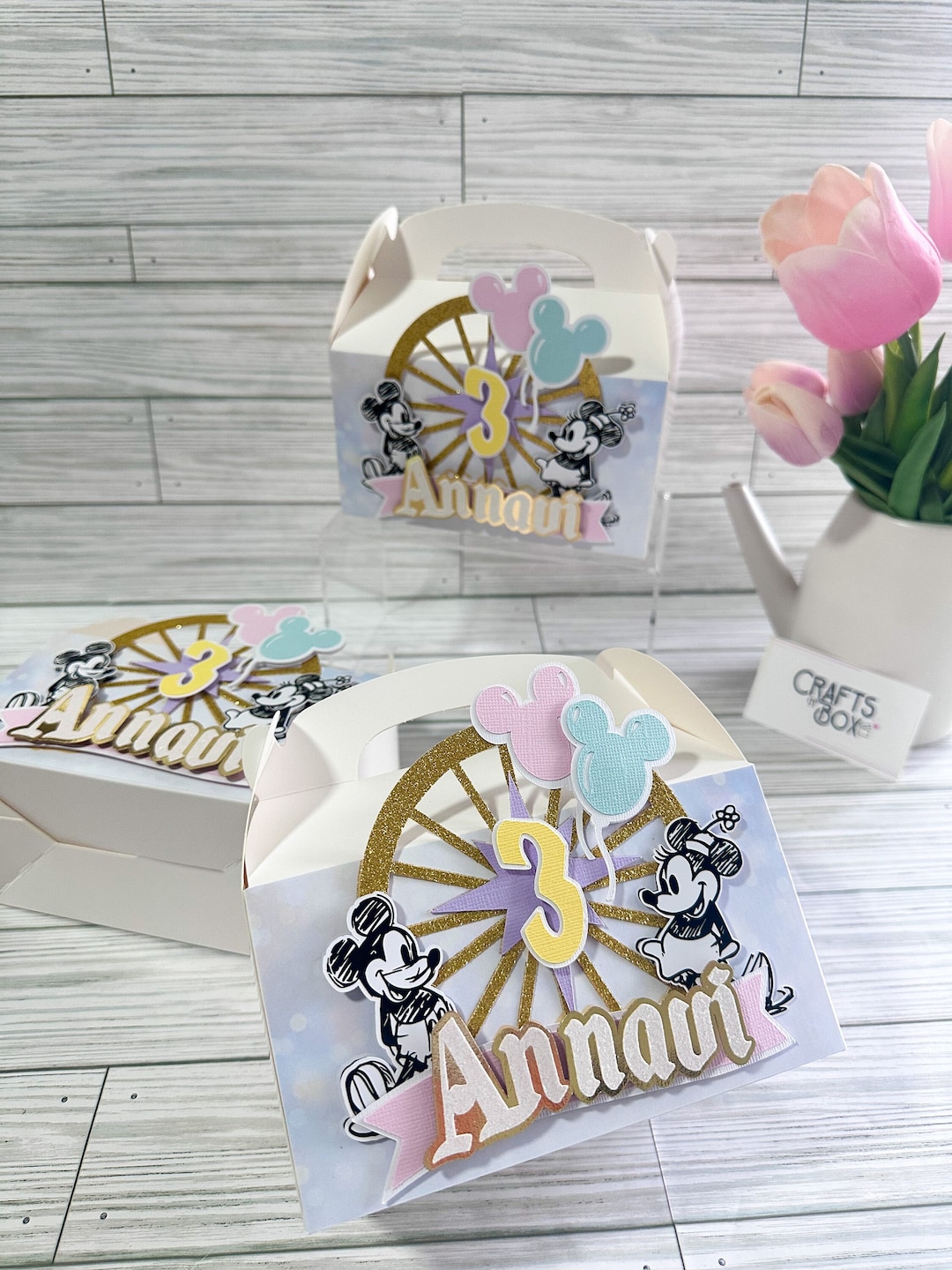 Disneyland Box/ Mickey Mouse Vintage/ Minnie Mmouse Vintage/ Disneyland ...