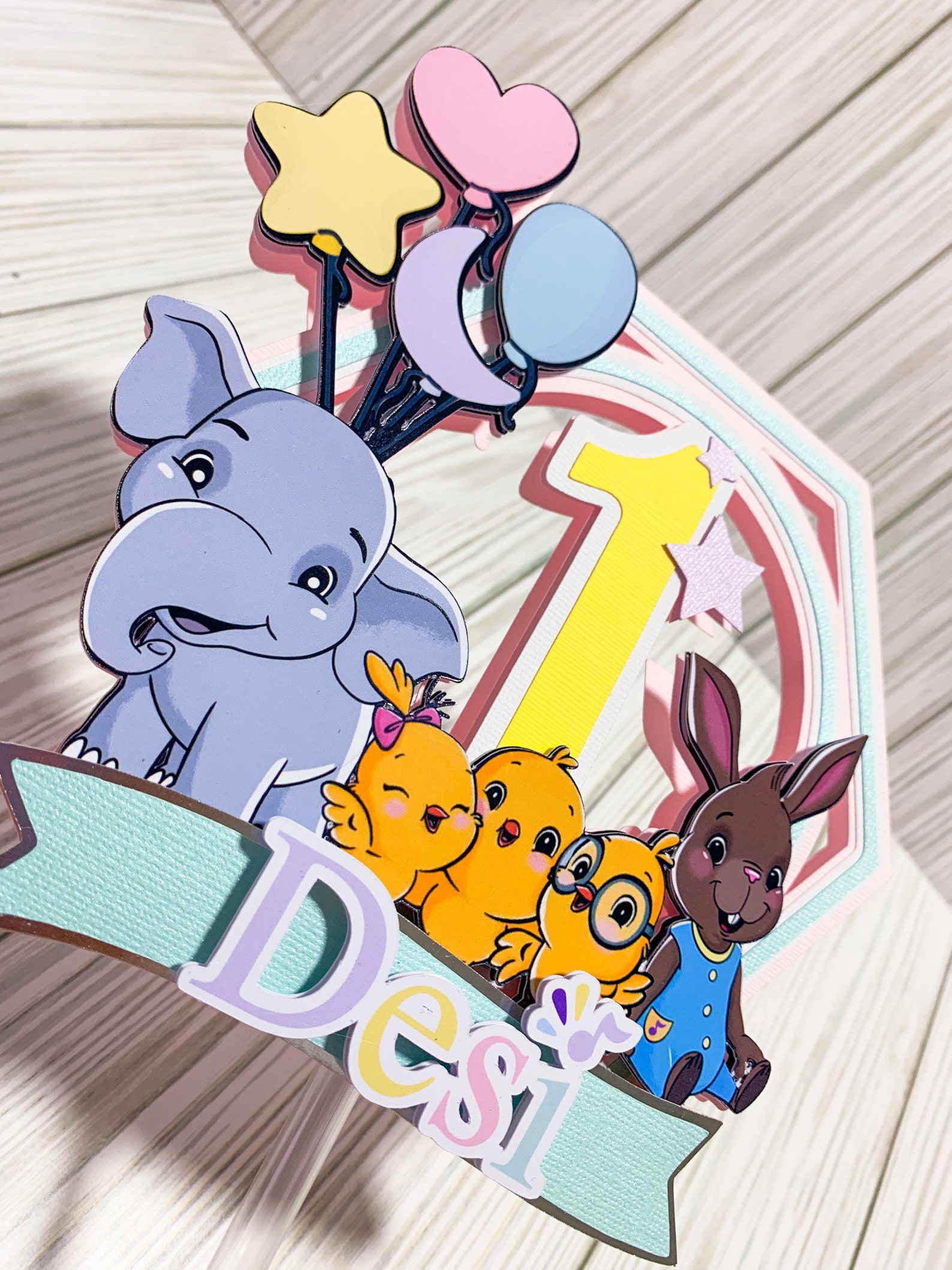 Canticos Cake Topper/canticos Topper / Canticos Birthday | Etsy