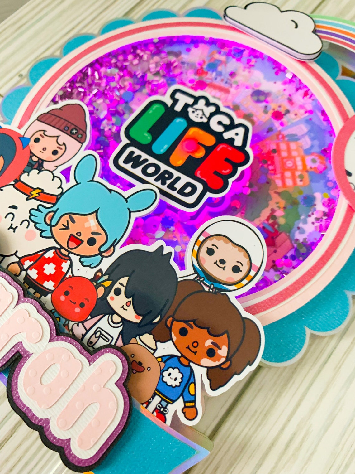 Toca Life World Cake Topper/ Toca Boca / Toca Life World/ Toca | Etsy ...