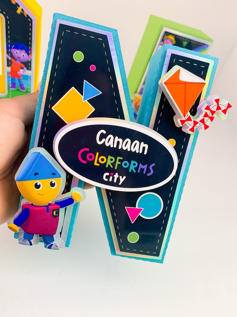 Charlie's Colorform City 3D Lettercharlie's Colorform - Etsy