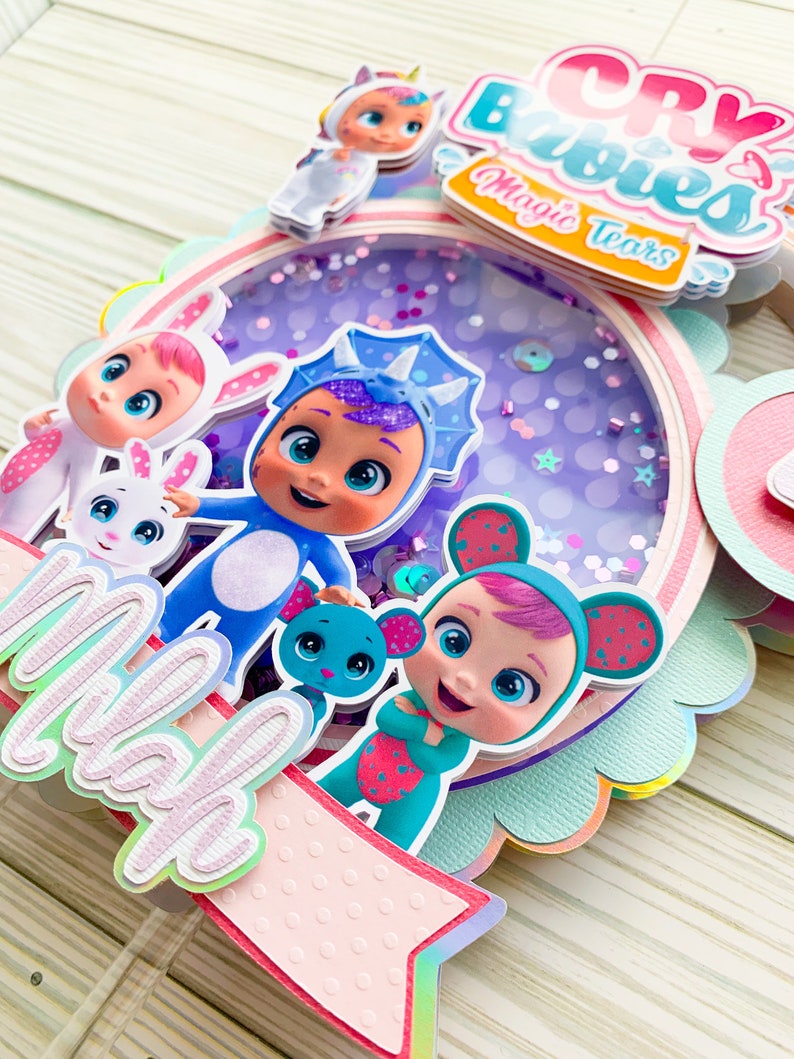 Cry Babies Magic Tears Cake Topper/ Cry Babies Birthday/ Cry - Etsy ...