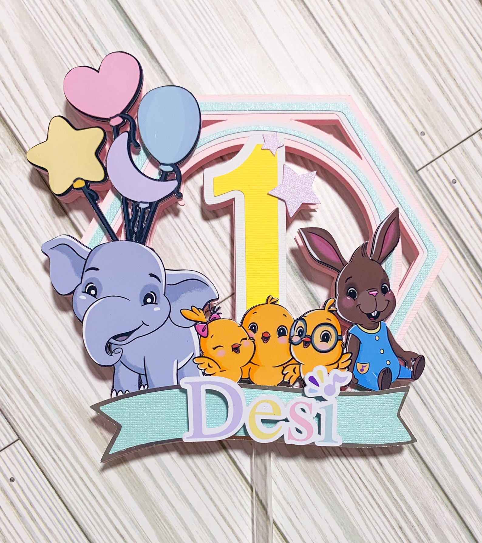 Canticos Cake Topper/canticos Topper / Canticos Birthday | Etsy