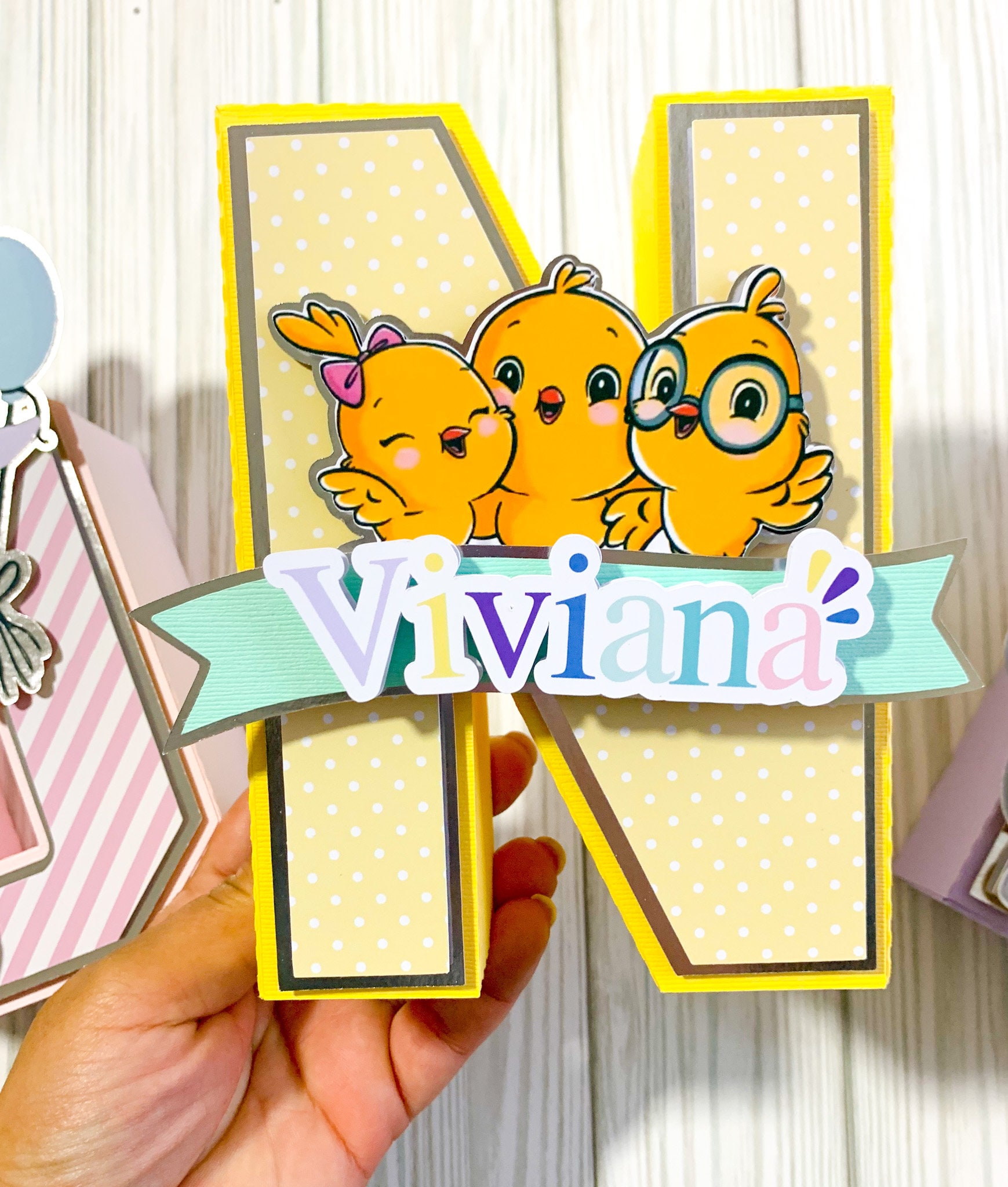 Canticos 3D Letters/ Canticos Birthday / Canticos Party | Etsy