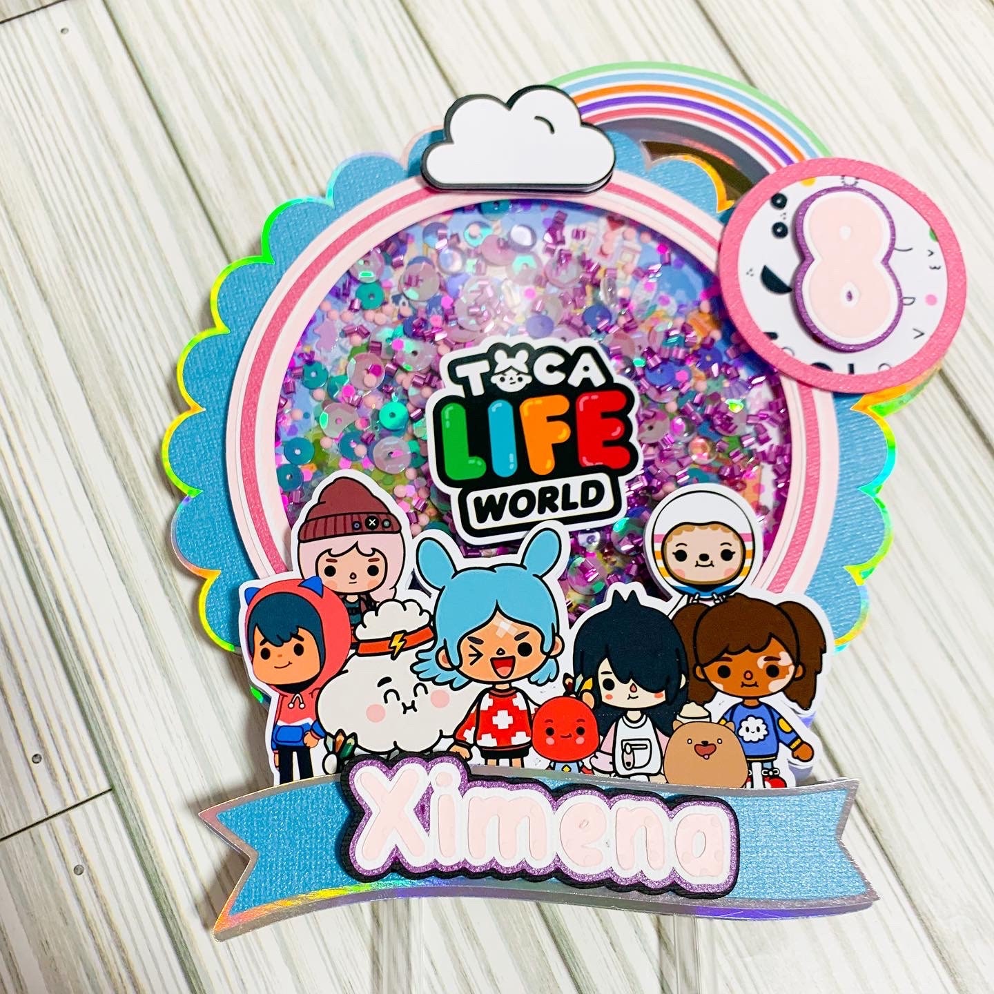Toca Life World Cake Topper Toca Boca Toca Life World Toca Etsy