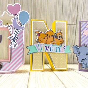 Canticos 3D Letters/ Canticos Birthday / Canticos Party Decoration ...