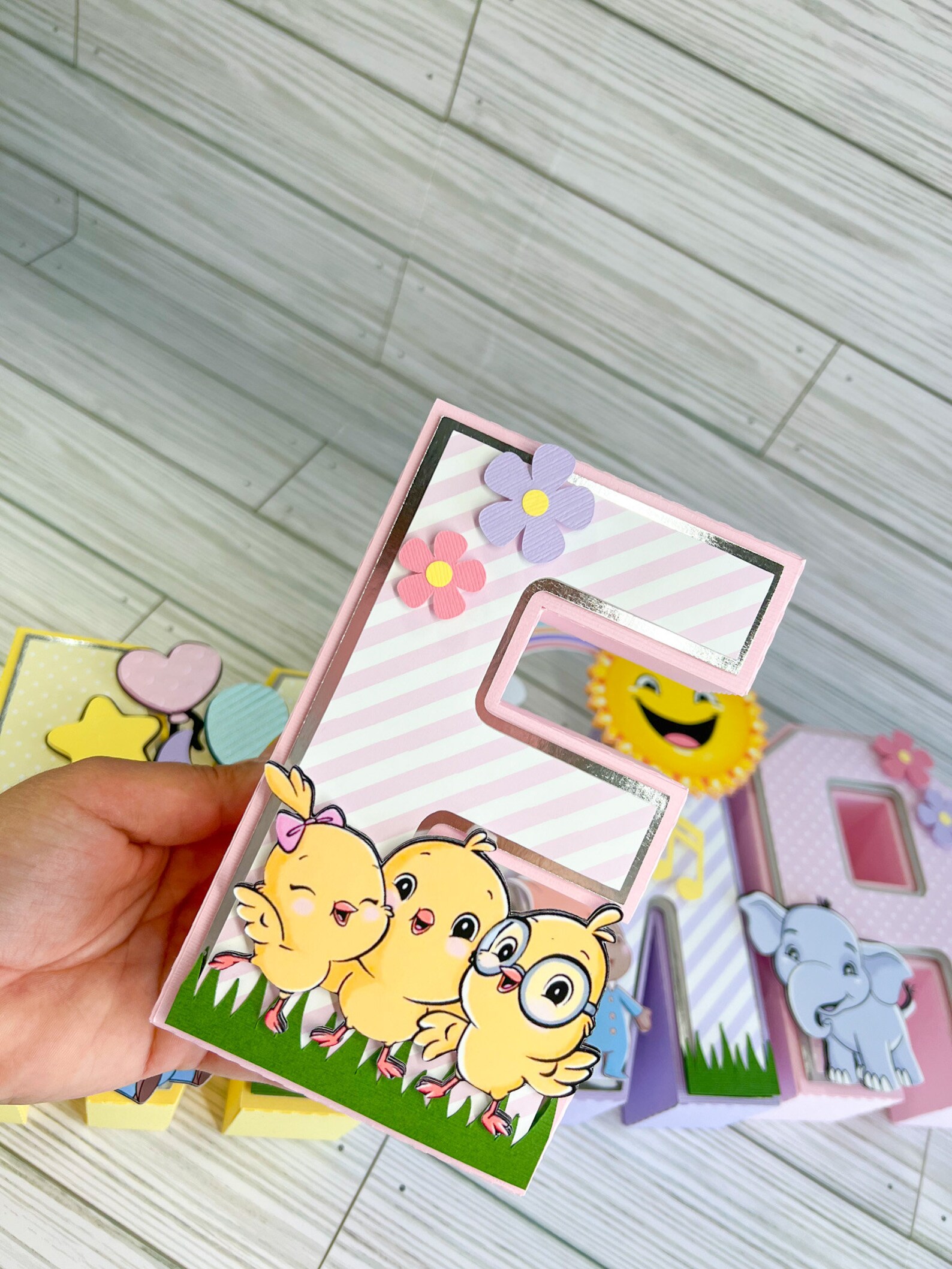 Canticos 3D Letters/ Girl Canticos Birthday/ Girly Canticos - Etsy