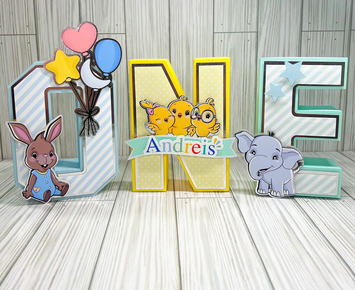 Canticos 3D Letters/ Canticos Birthday / Canticos Party - Etsy