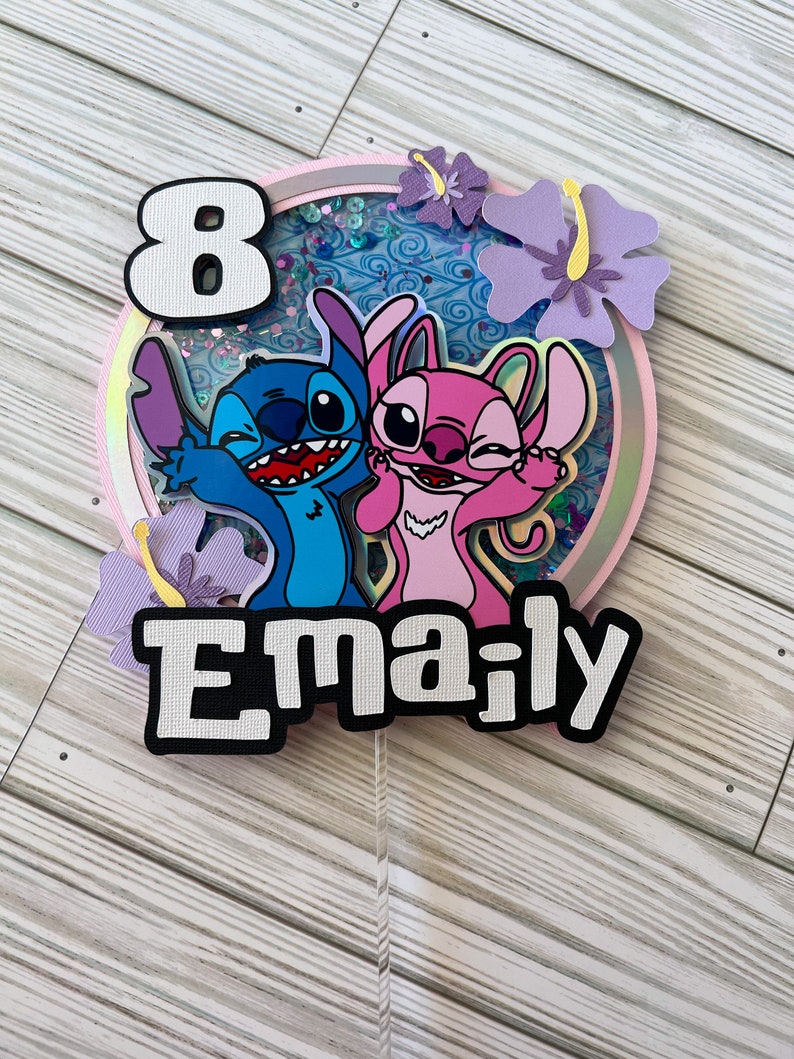 Stitch Cake Topper/ Stitch Birthday Party/ Stitch Birthday - Etsy