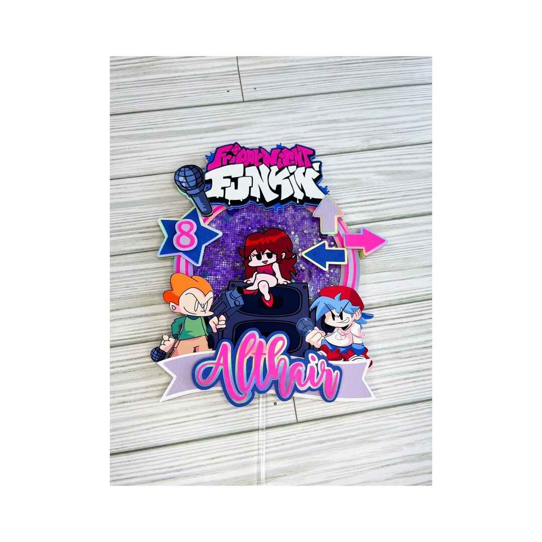 Friday Night Cake Topper/ Funkin Cake Topper/friday Night Birthday ...