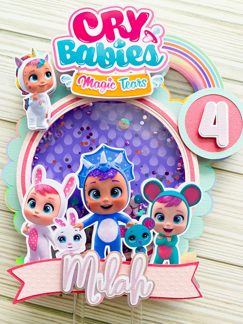 Cry Babies Magic Tears Cake Topper/ Cry Babies Birthday/ Cry - Etsy Ireland