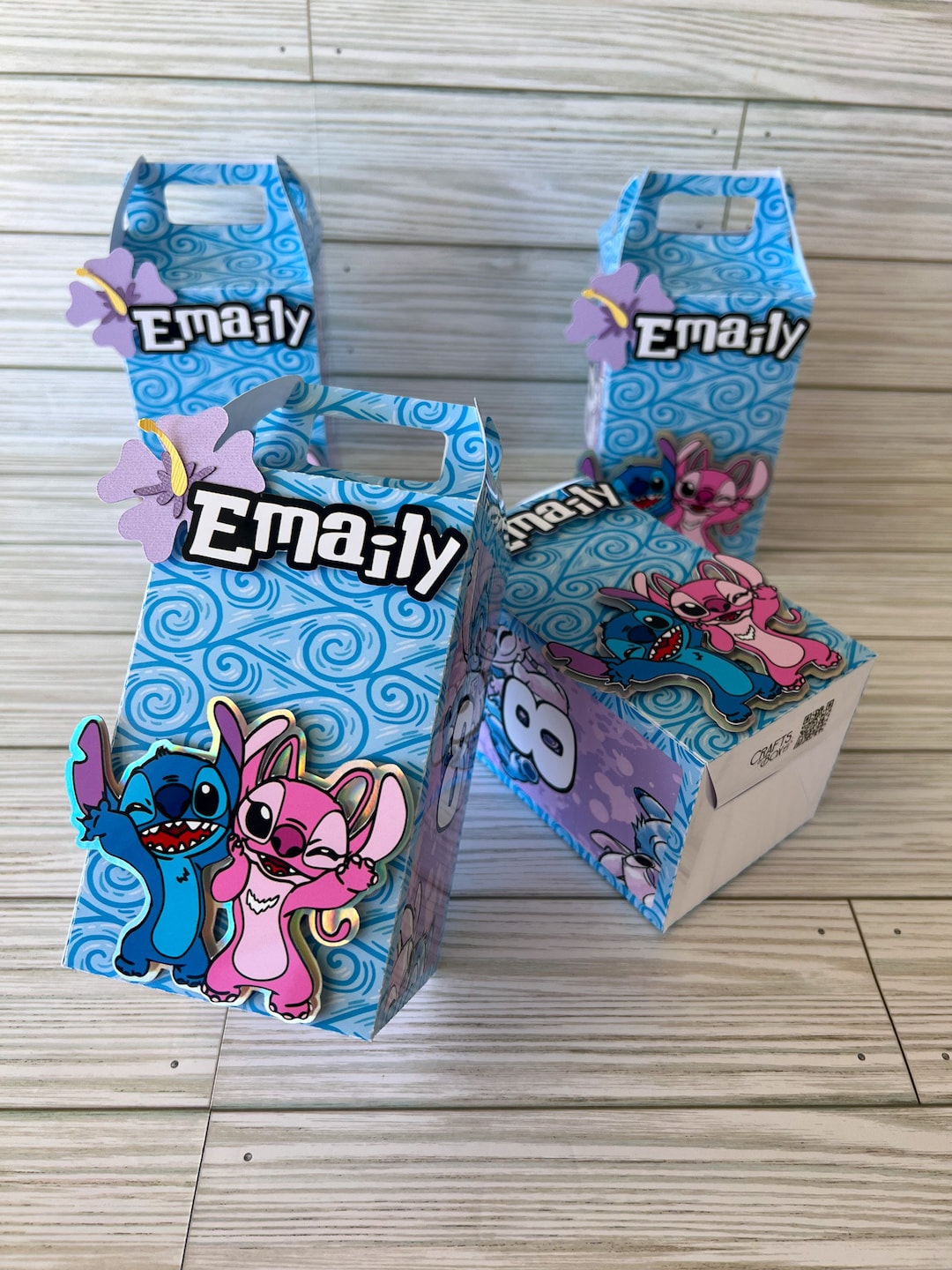 Stitch Favor Box / Stitch Birthday Party / Stitch Birthday Decoration ...