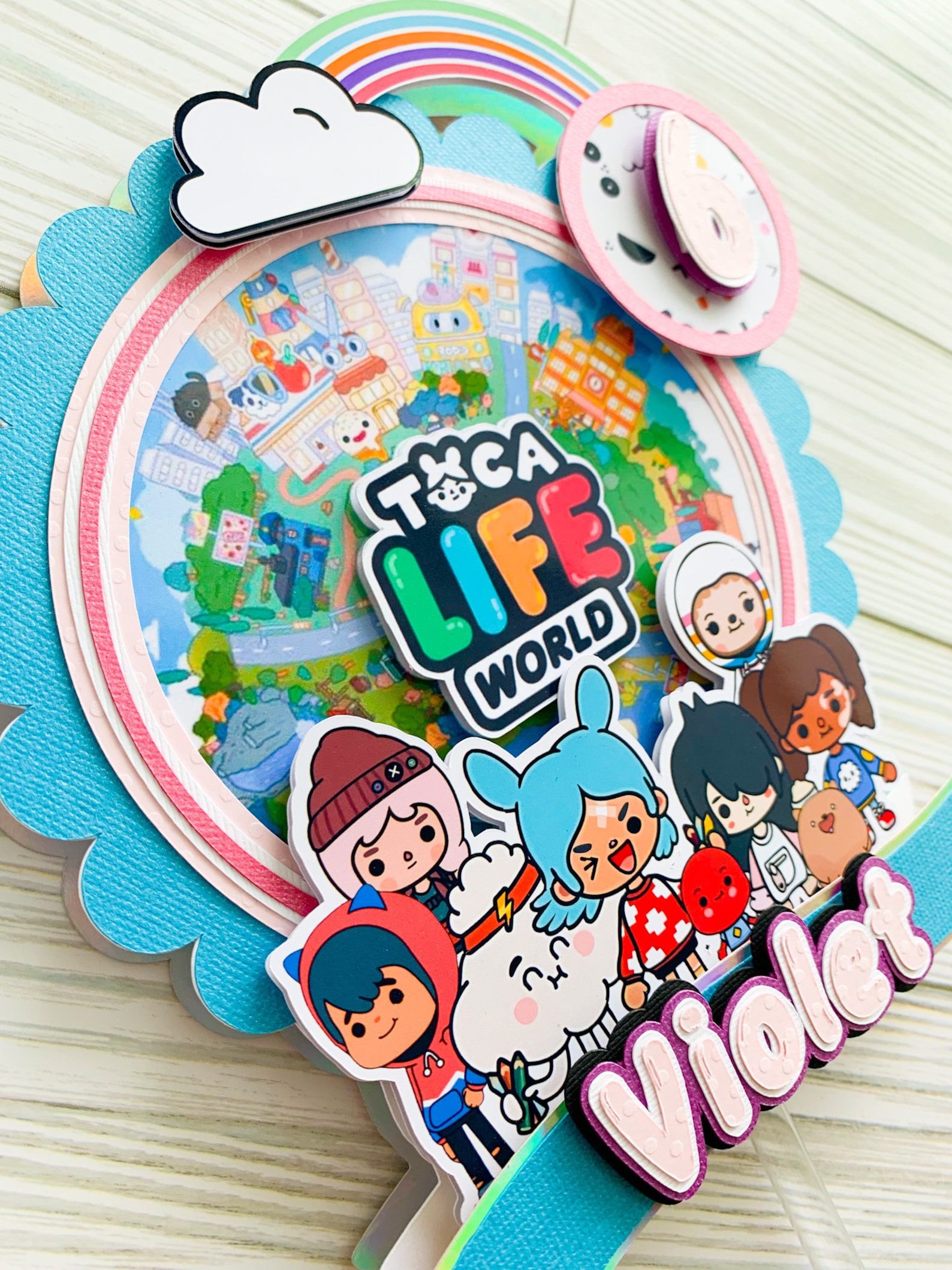 Toca Life World Cake Topper/ Toca Boca / Toca Life World/ Toca - Etsy ...