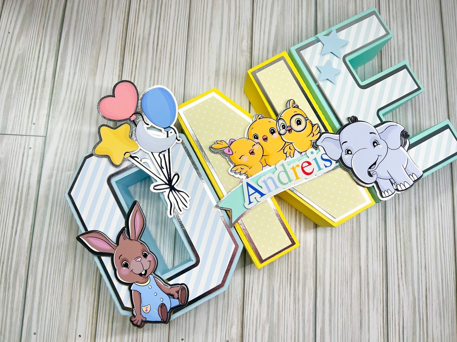 Canticos 3D Letters/ Canticos Birthday / Canticos Party - Etsy