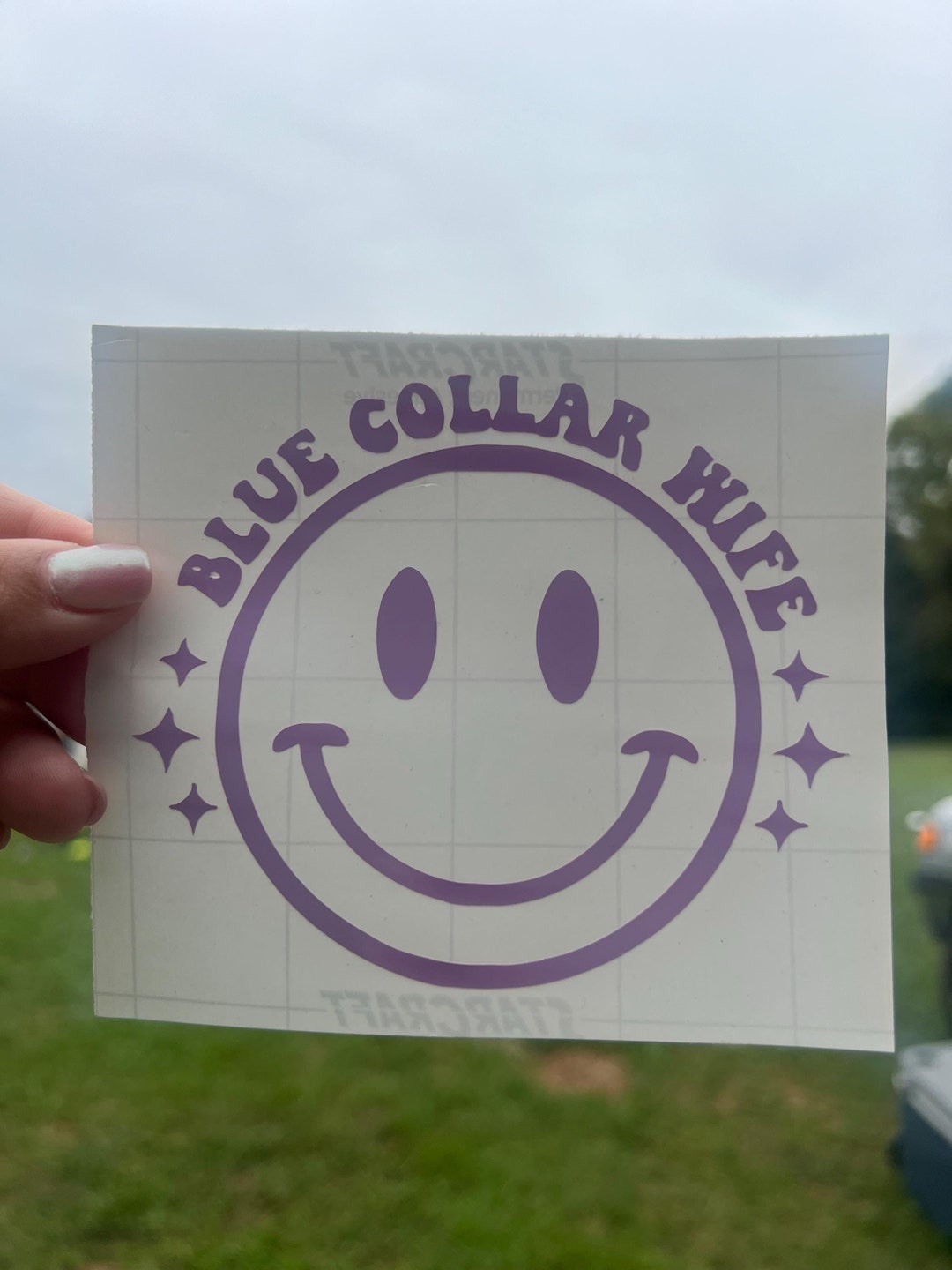 Blue Collar Wife Decal, Blue Collar Decal, Wife Decal, Car Decal, Vinyl ...