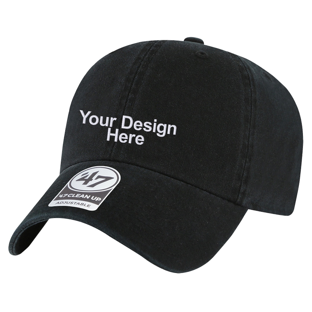Custom Embroidered Hat '47 Brand Cap, Custom Logo Hat, Custom Stitched ...