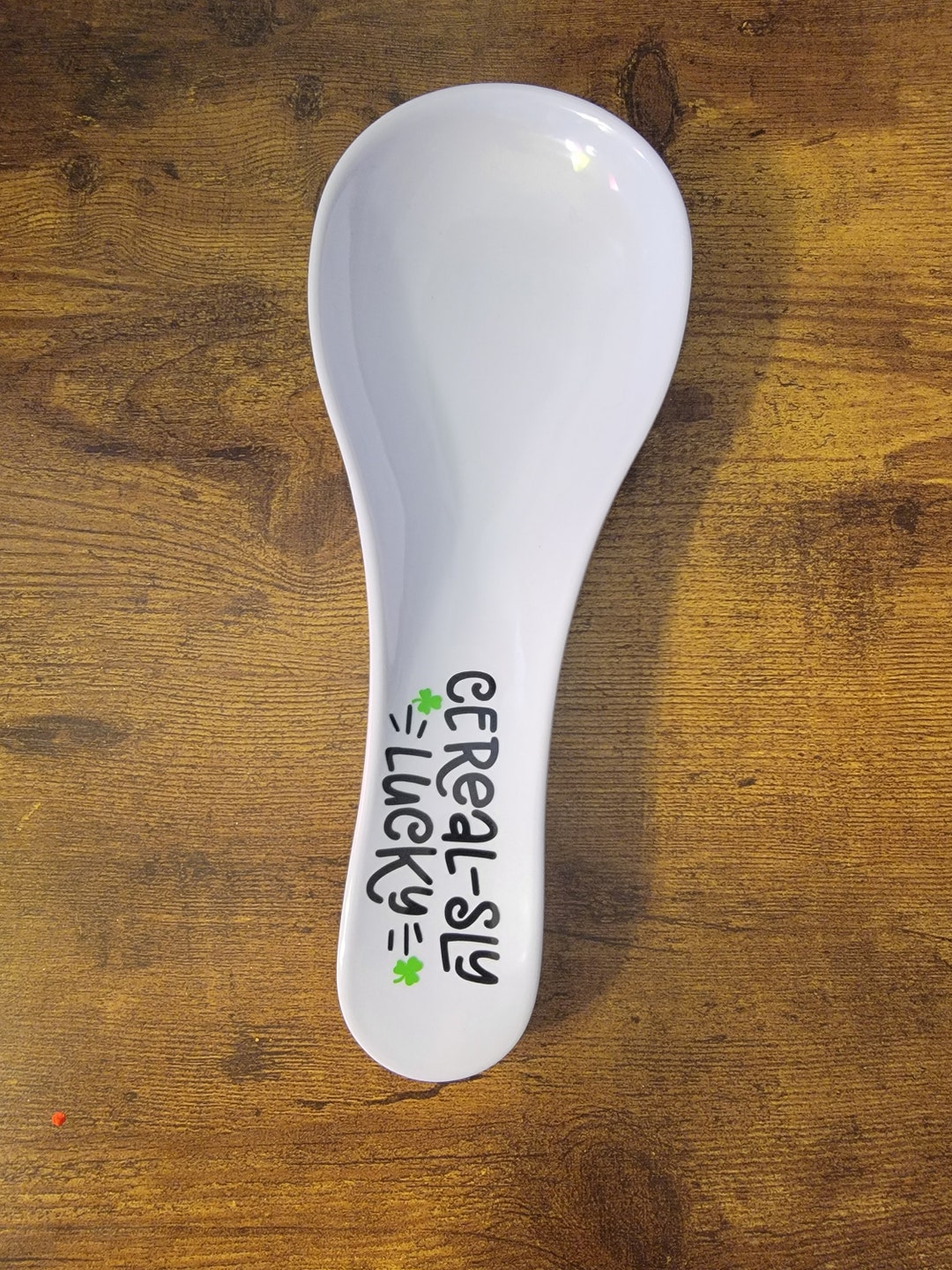 Cereal-sly Lucky Spoon Rest | St Patrick's Day Spoon Rest | Custom ...