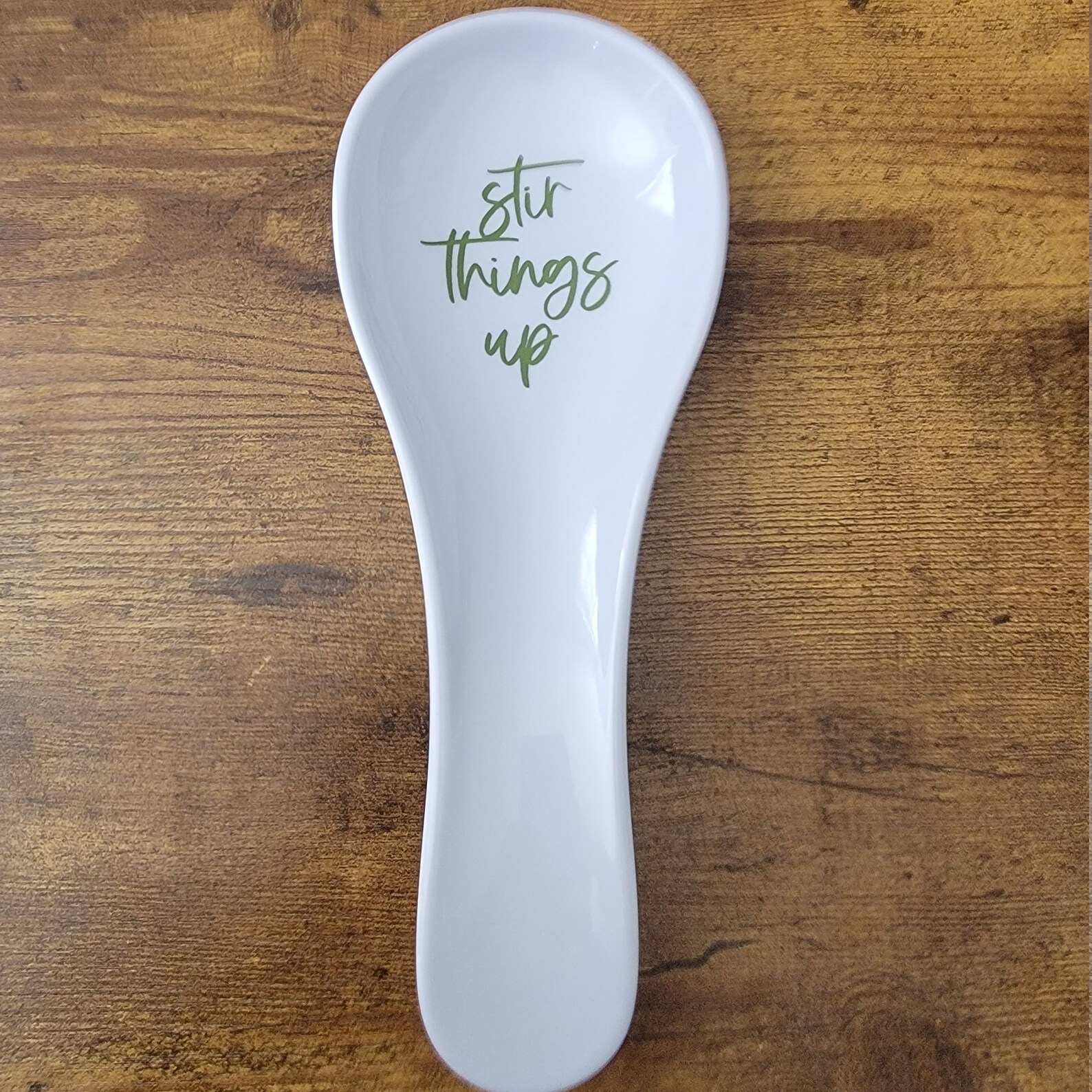 Stir Things up Spoon Rest | Food Pun Spoon Rest | Home Gifts | Gifts ...