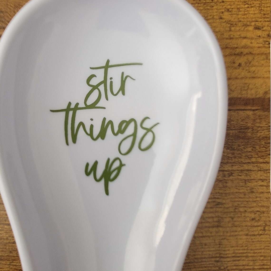 Stir Things up Spoon Rest | Food Pun Spoon Rest | Home Gifts | Gifts ...