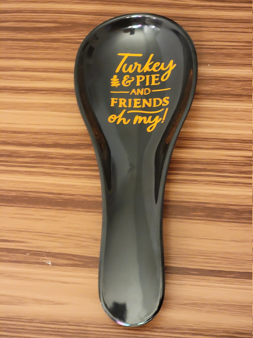Turkey and Pie and Friends | Festive Spoon Rest | Home Gift ...