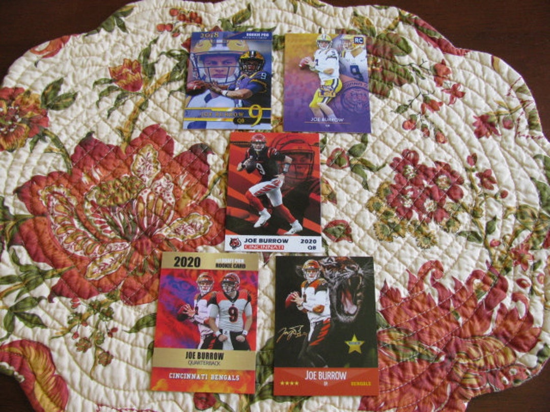 5-card Lot 2018 2020 Joe Burrow LSU Cincinnati Bengals Star Rookie ...