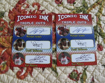 Michael Jordan Facsimile - Etsy