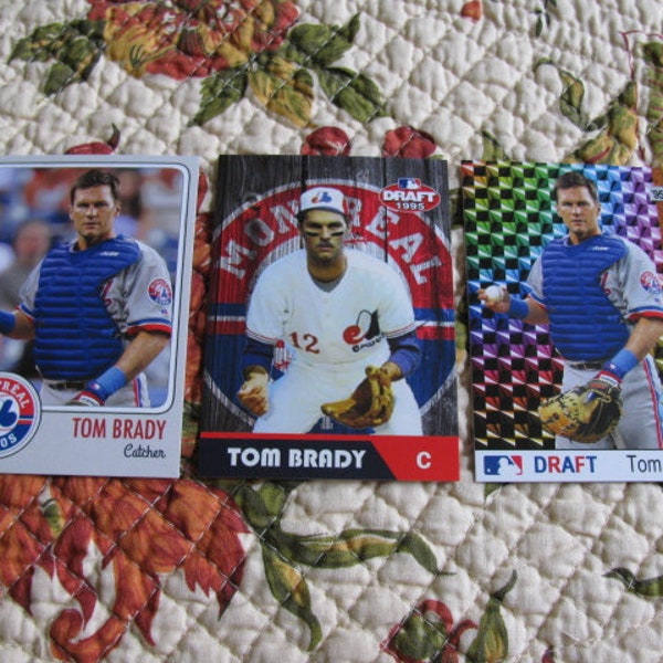 Tom Brady Baseball Card - Etsy Canada