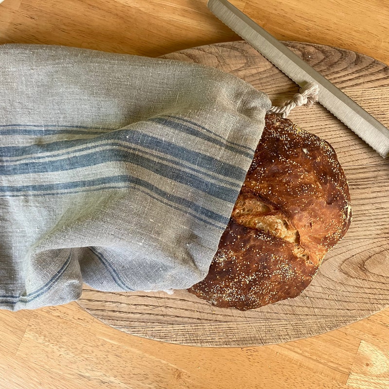 Linen Bread Bag - Etsy