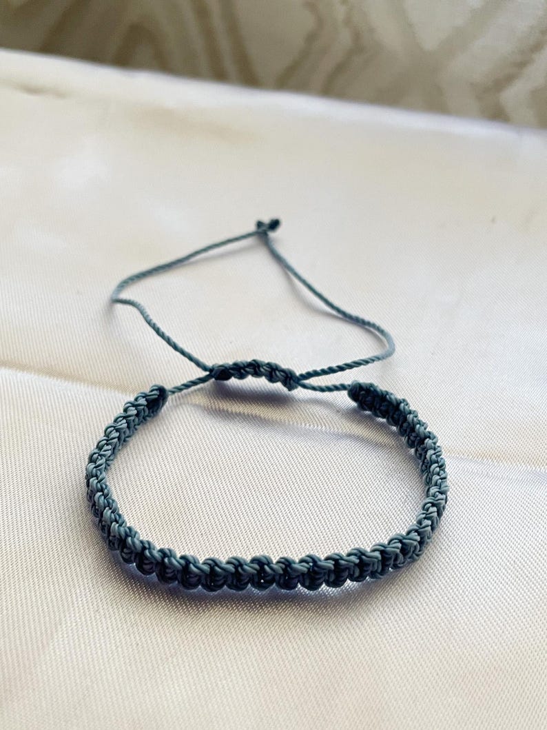 Threaded Bracelets- Friendship Bracelets- Simple Color Bracelet - Etsy