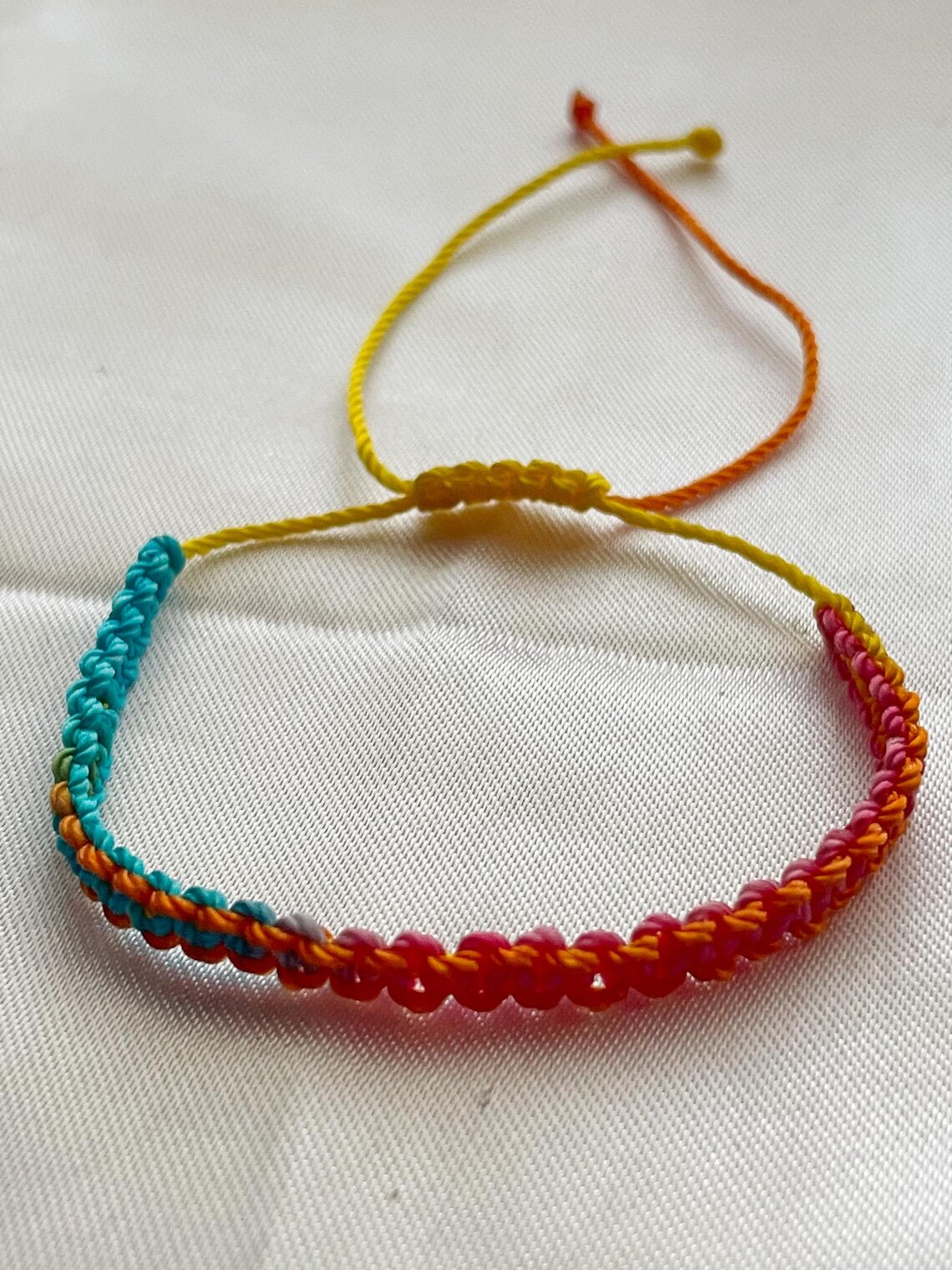 Threaded Bracelets- Friendship Bracelets- Simple Color Bracelet - Etsy