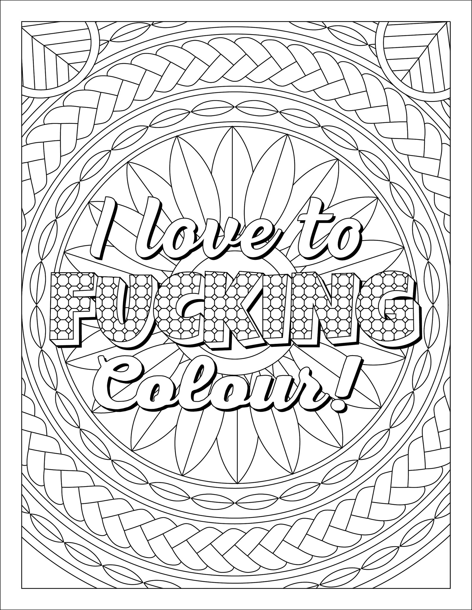20 Inappropriate Adult Colouring Pages Relaxing chill | Etsy