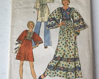 Vintage Sewing Pattern Style 4439 Dress in Two Lengths Size 14 - Etsy
