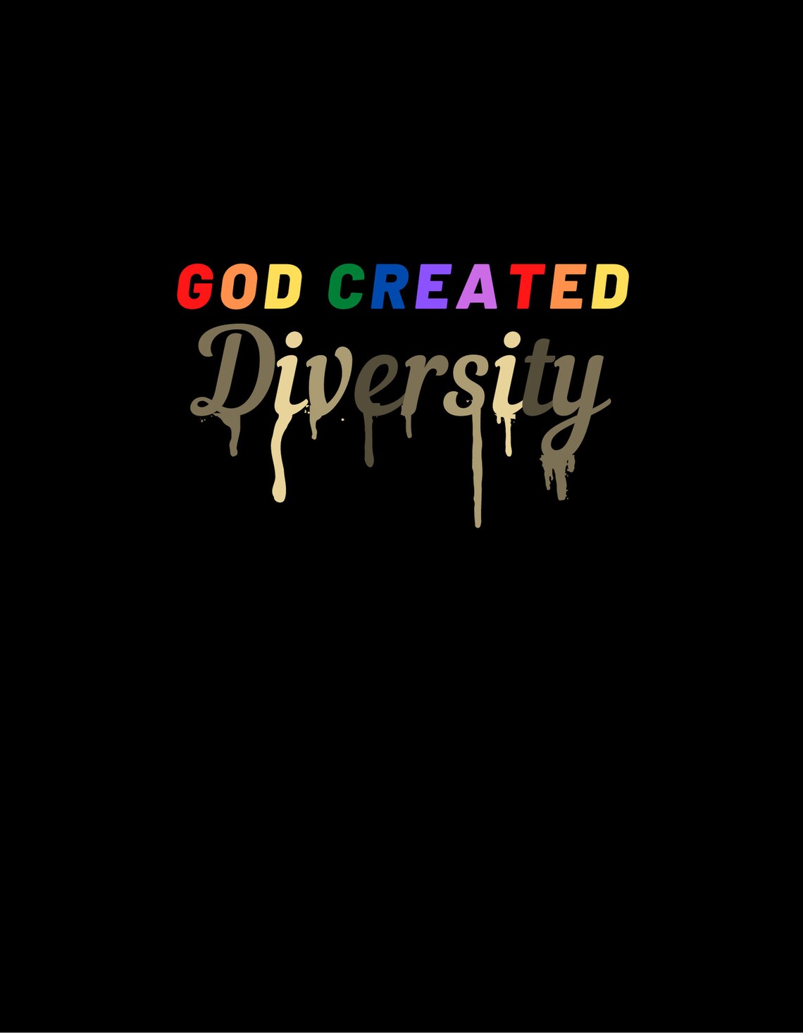 God Created Diversity LGBTQ PRIDE | Etsy