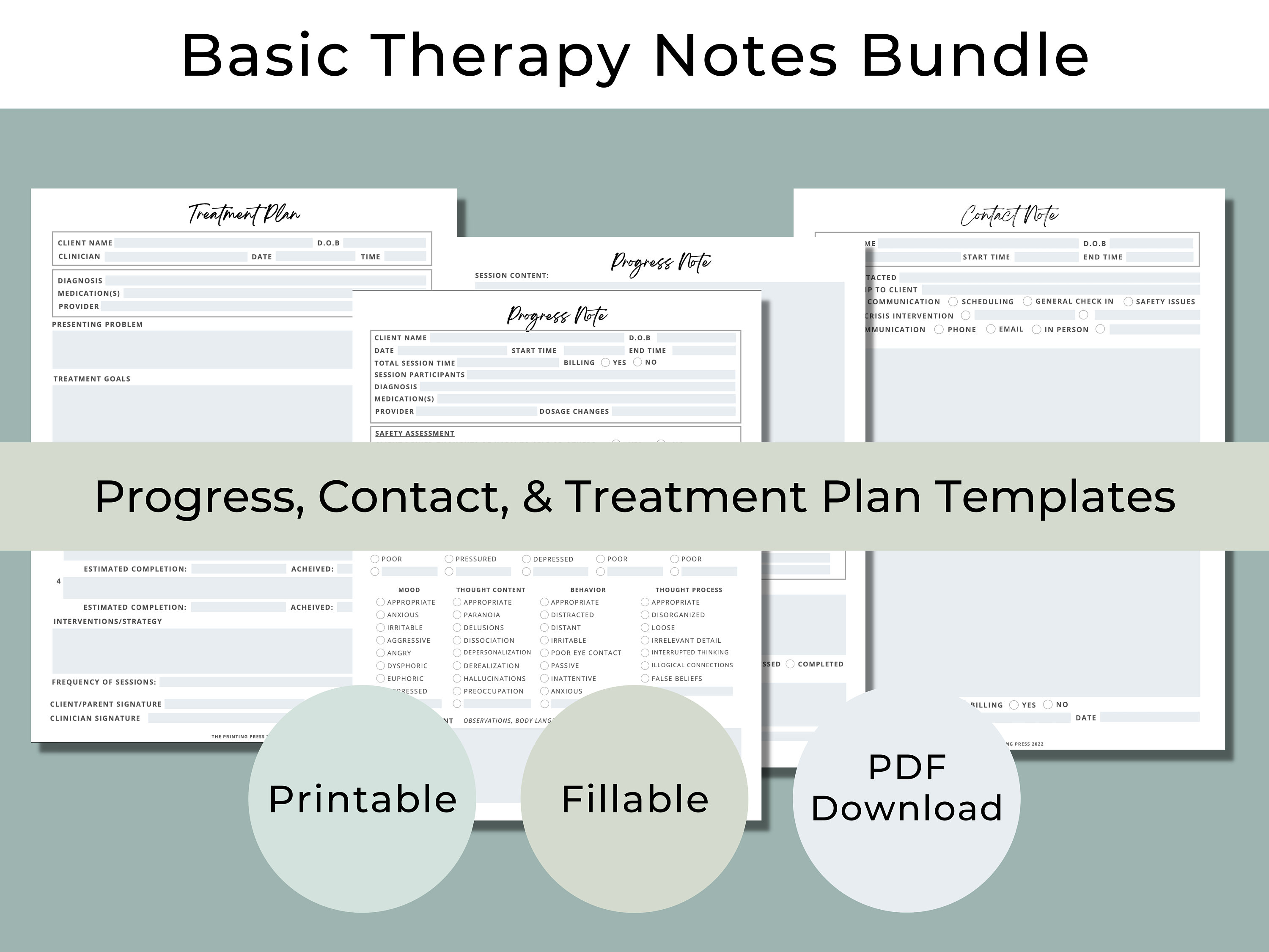 The Family Therapy Progress Notes Planner Free The Family Therapy ...