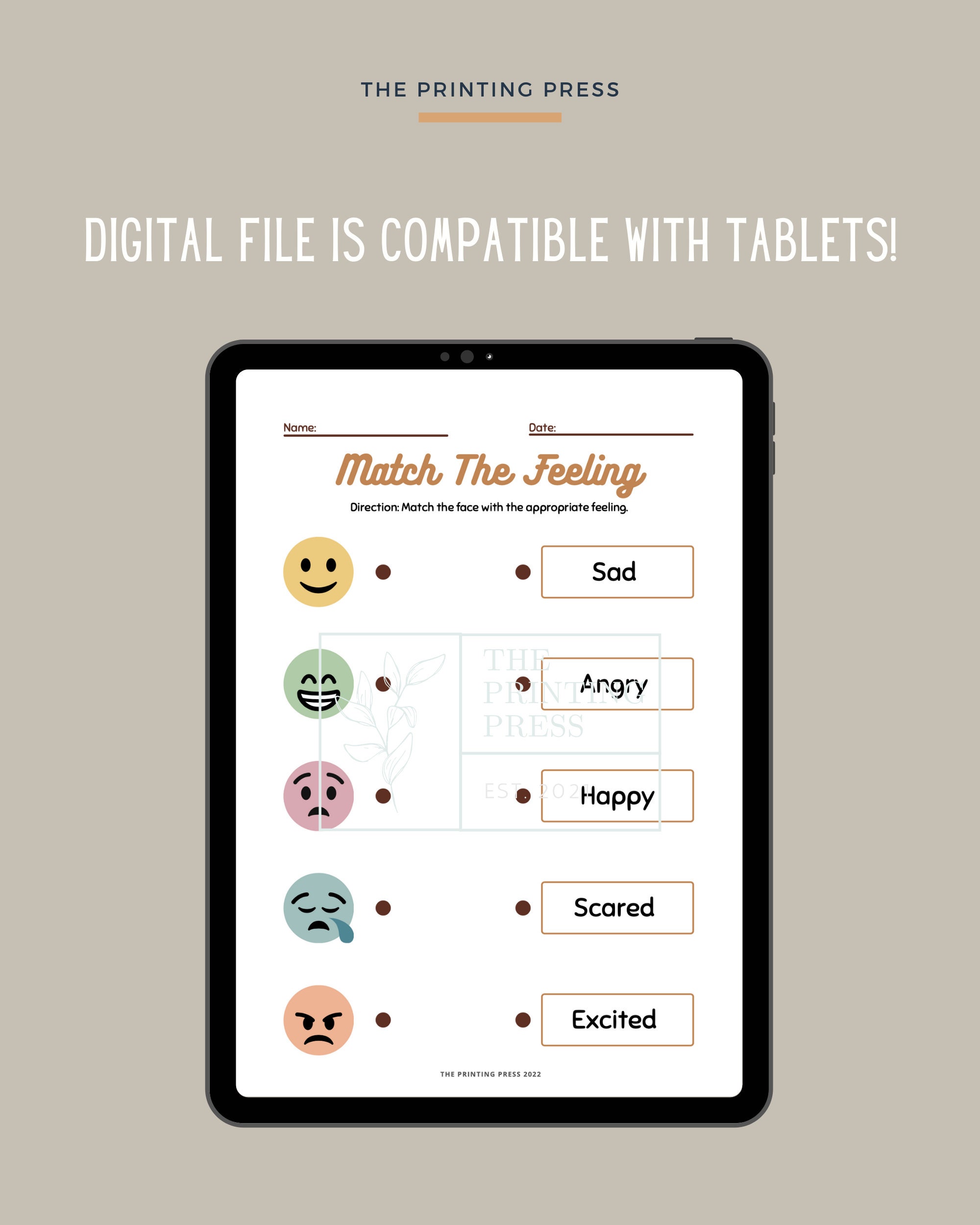 Feelings Worksheet, Mental Health Printable PDF, Identify Emotions ...