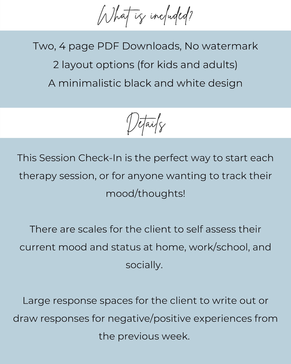 Therapy Session Check In, Therapy Tools, Mental Health Printable ...