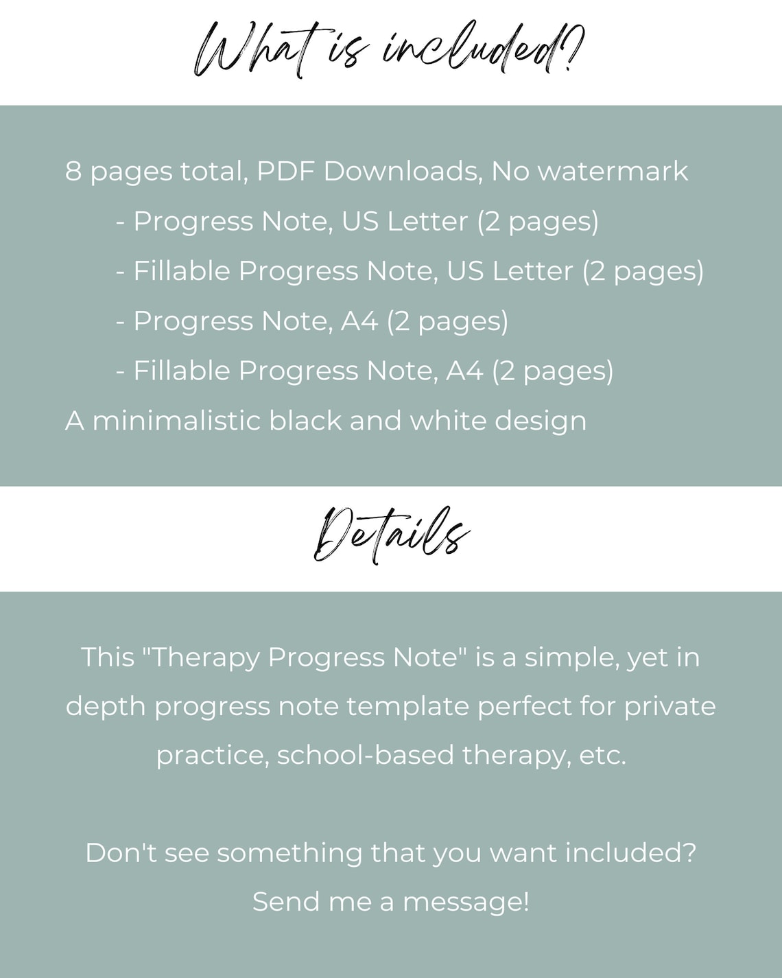 Therapy Progress Note Template, Fillable Counseling Form (PDF File) - Etsy