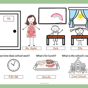 Classroom Role-play Printable, Art Therapy Worksheet, Play Therapy ...