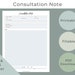 Therapy Consultation Note Template, Fillable & Printable (PDF Download ...