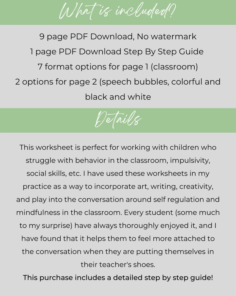 Classroom Role-play Printable, Art Therapy Worksheet, Play Therapy ...