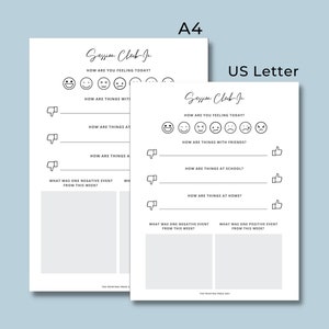 Therapy Session Check In, Therapy Tools, Mental Health Printable ...