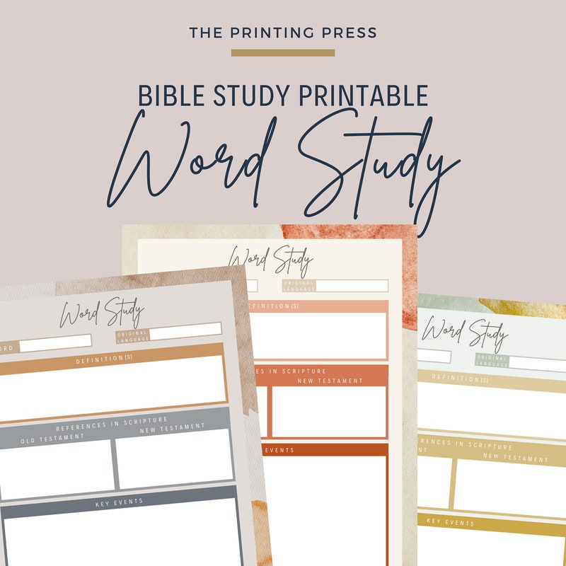 Onenote Bible Study - Etsy