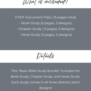 Basic Bible Study Bundle | Bible Book, Chapter, & Verse Studies ...
